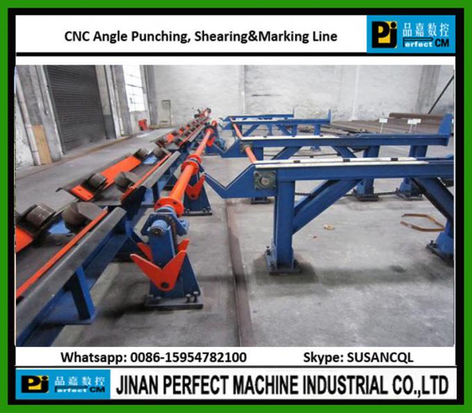 China CNC Angle Punching Shearing and Marking Line - Iron Tower ...